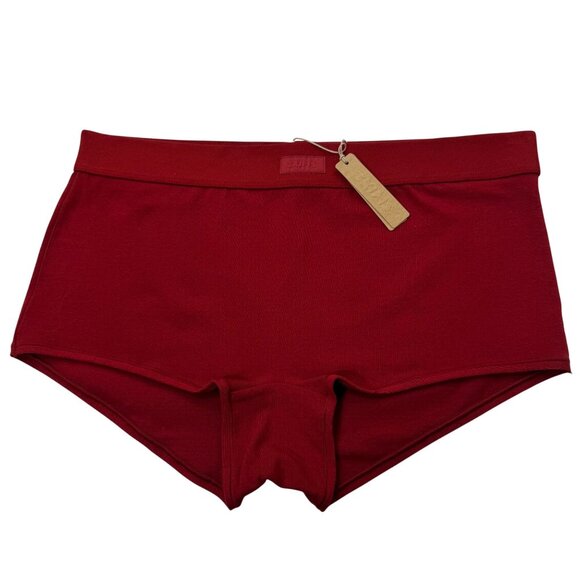 SKIMS | Intimates & Sleepwear | Skims Cotton Jersey Boy Short Brick ...